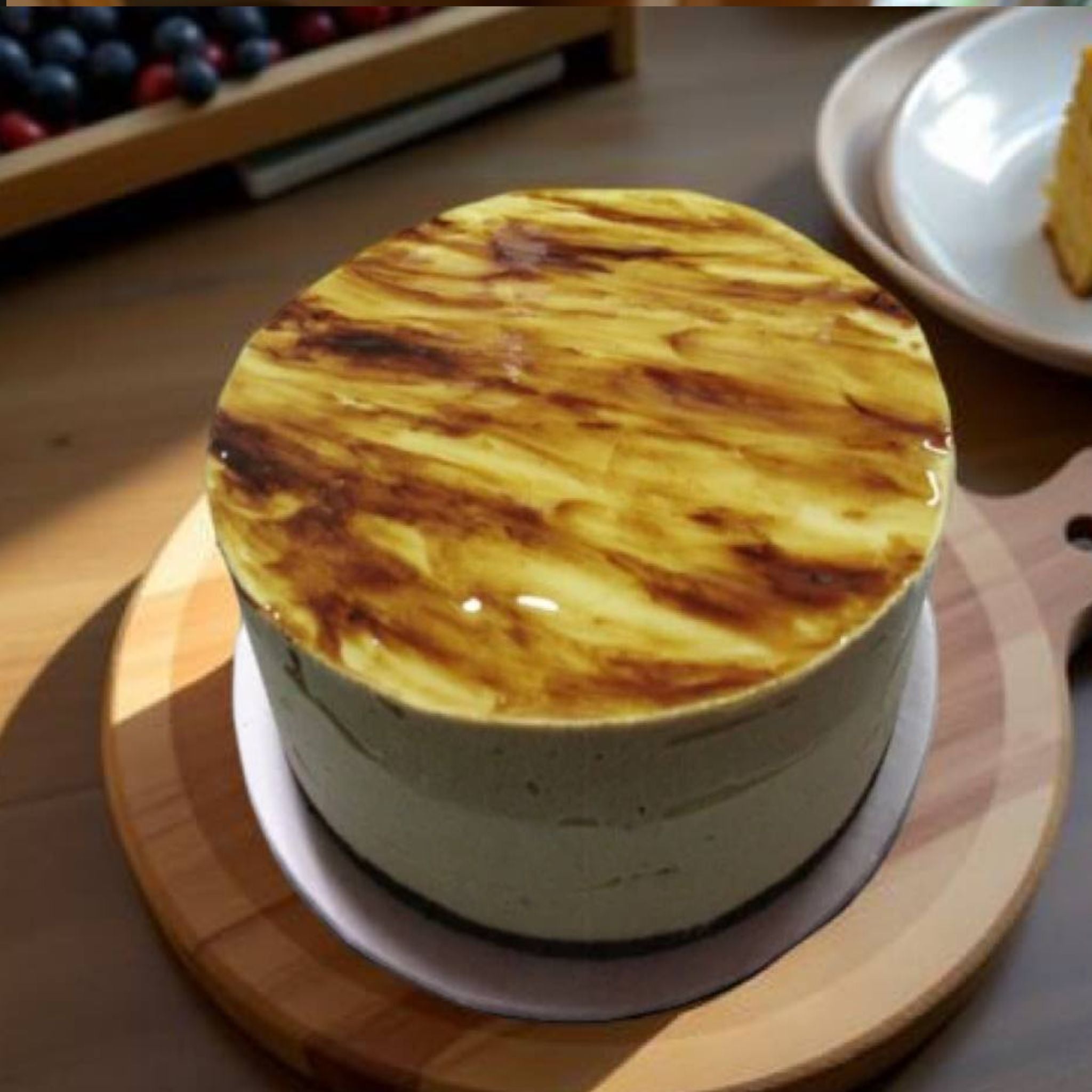 CARAMELIZED MOCHA CHEESE CAKE – Heva Gifts