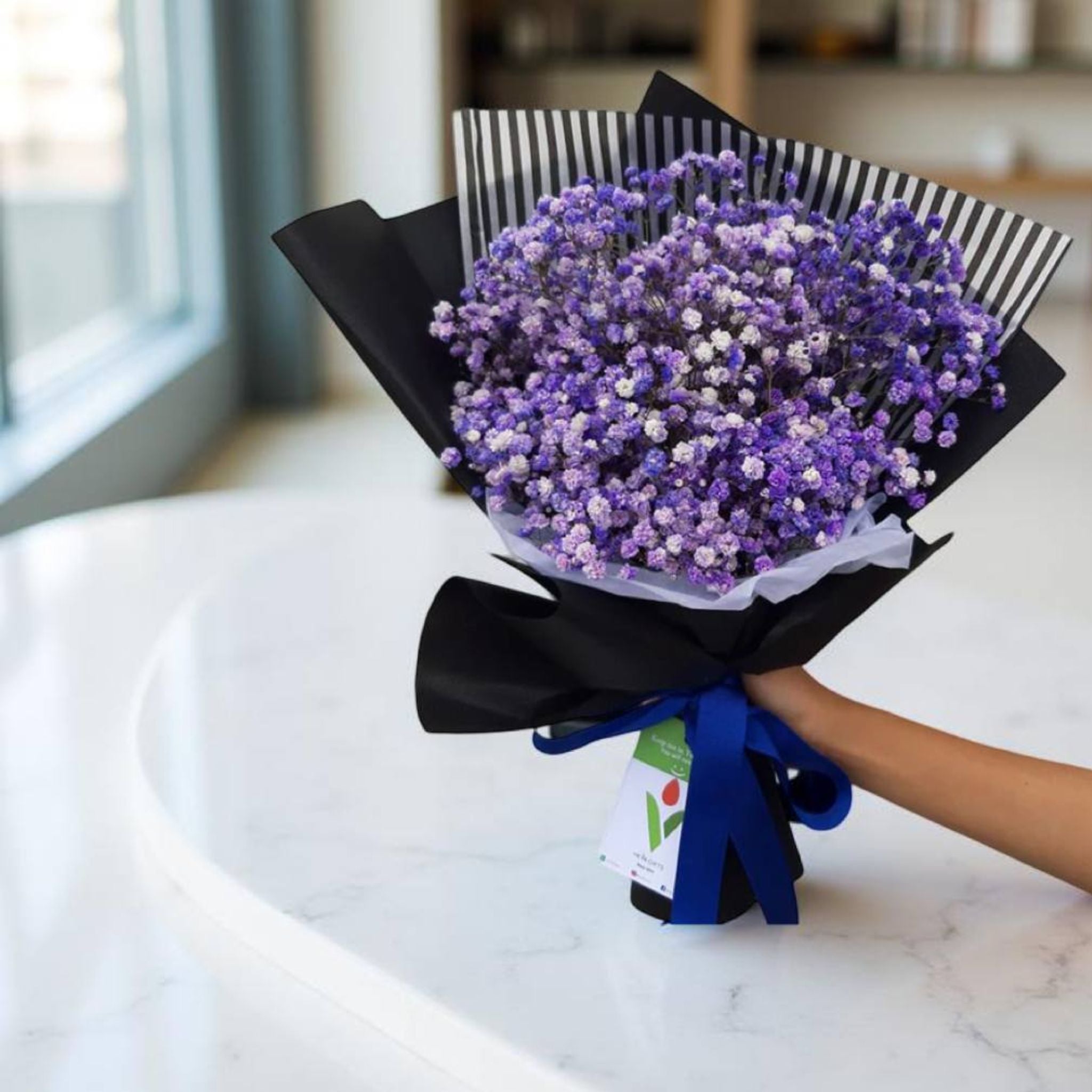ELLADIO Purple Baby's Breath Bouquet | Online Florist Klang Valley ...