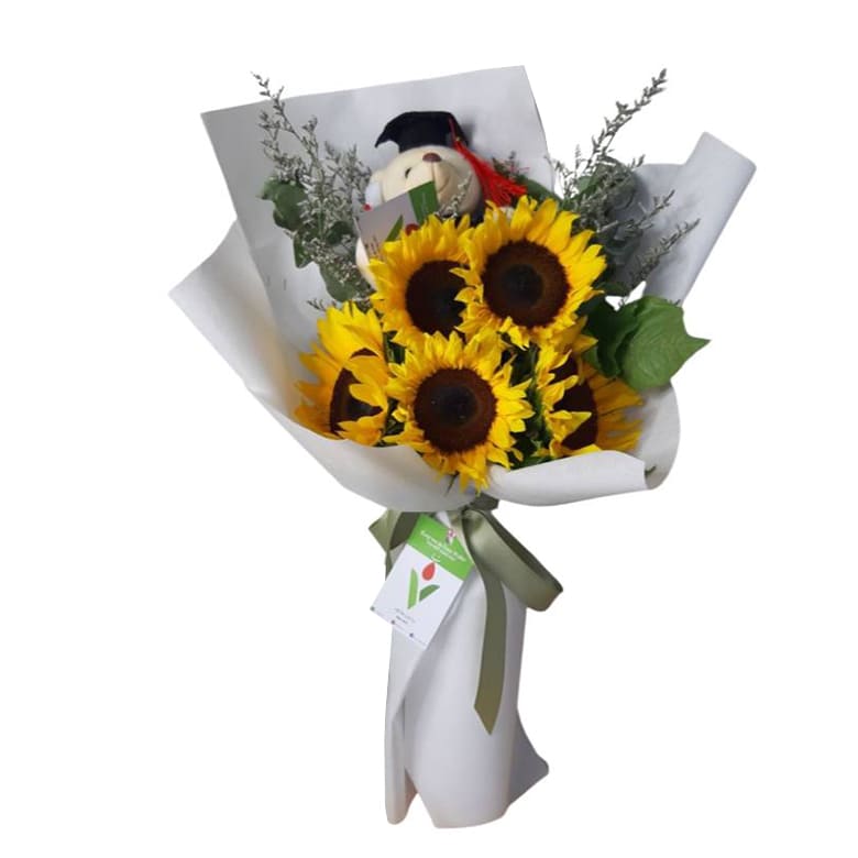 GRADUATION FLOWER BOUQUET #01 | Flowers for convocation | Heva Gifts ...