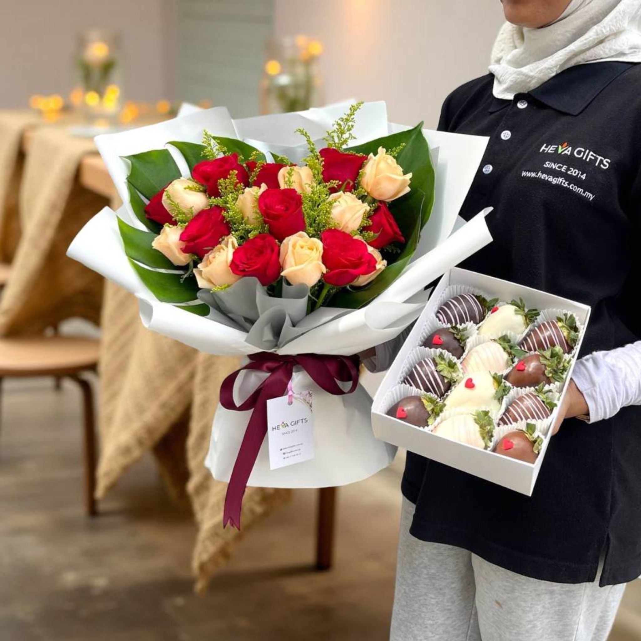 NATALIE GIFT SET | Birthday Gift Set | Flowers & Gifts KL | Heva Gifts ...