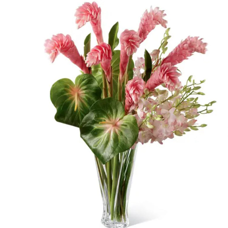 PINK FLAMINGO Flower Arrangement | Tropical Flowers KL | Heva Gifts ...